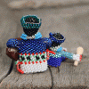 ZUNI BEADED STORYTELLER BY TODD PONCHO | The Crow and The Cactus