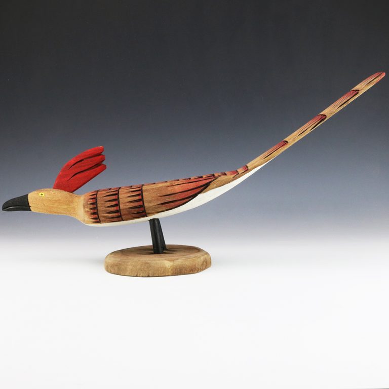 NATIVE AMERICAN ZUNI ROADRUNNER BY LOY LEWIS | The Crow and The Cactus