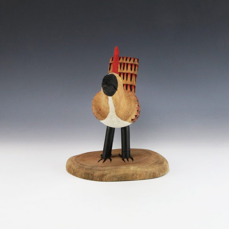 NATIVE AMERICAN ZUNI ROADRUNNER BY LOY LEWIS | The Crow and The Cactus