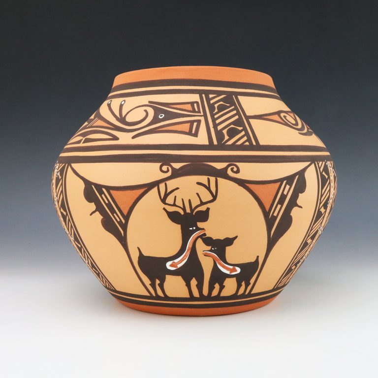 NATIVE AMERICAN ZUNI POTTERY BY TONIA FONTENELLE | The Crow and The Cactus