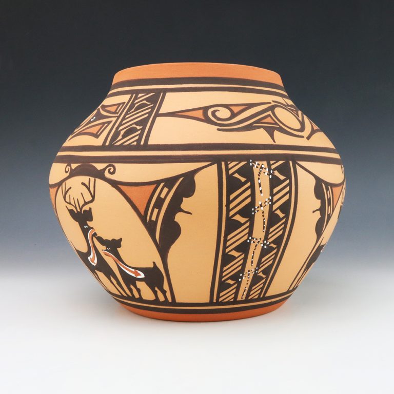 NATIVE AMERICAN ZUNI POTTERY BY TONIA FONTENELLE | The Crow and The Cactus