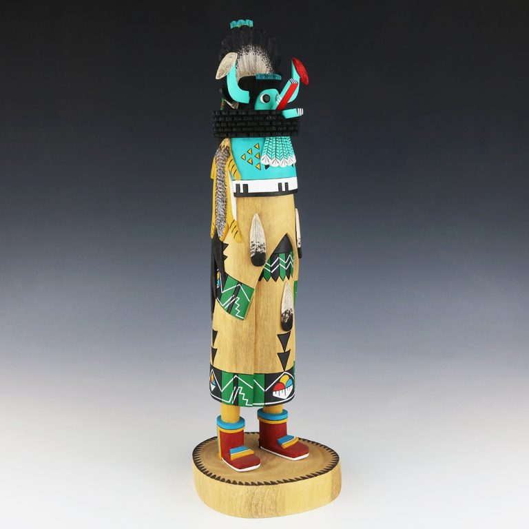 SHALAKO KACHINA BY TIFFANY TSABETSAYE ZUNI | The Crow and The Cactus