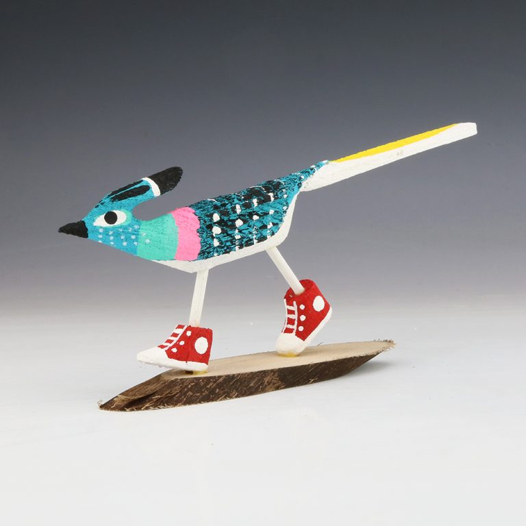 NATIVE AMERICAN NAVAJO FOLK ART ROADRUNNER CHANDLER BEGAYE | The Crow ...