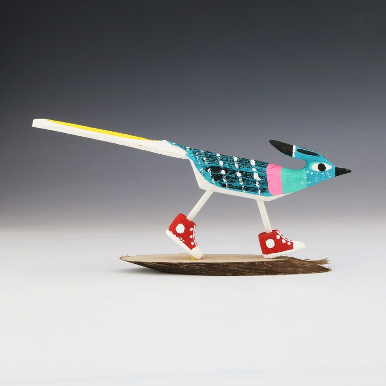NATIVE AMERICAN NAVAJO FOLK ART ROADRUNNER CHANDLER BEGAYE | The Crow ...