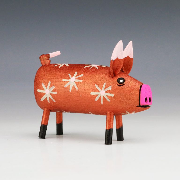 NATIVE AMERICAN NAVAJO FOLK ART PIG BY RAY & ORLEEN LANSING | The Crow ...