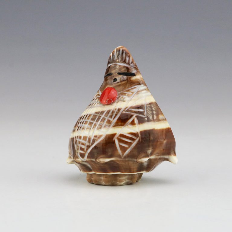 NATIVE AMERICAN ZUNI SHELL CORN MAIDEN FETISH BY DANIEL CHATTIN | The ...