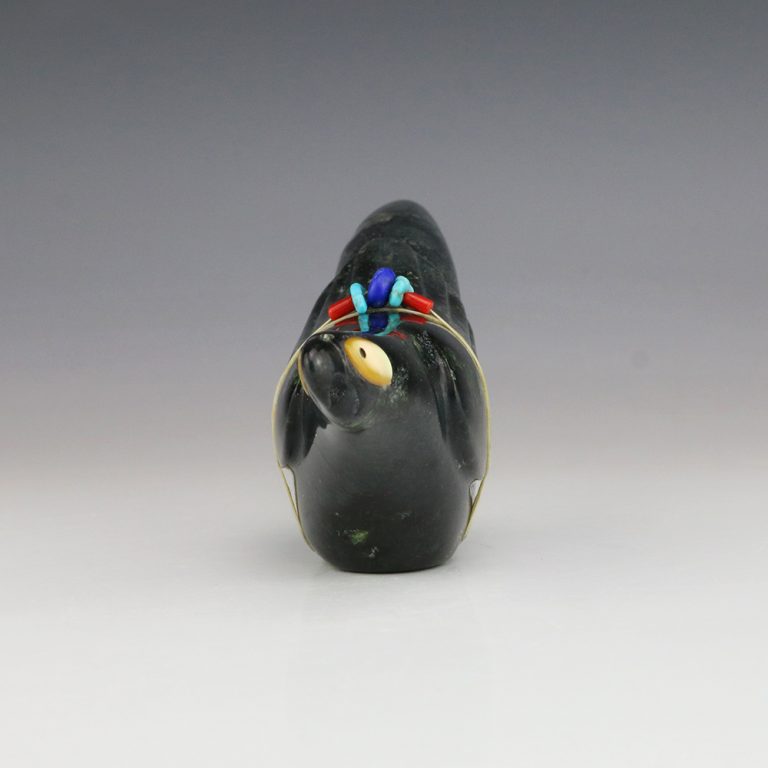 NATIVE AMERICAN ZUNI STEATITE PARROT FETISH BY GABE SICE | The Crow and ...
