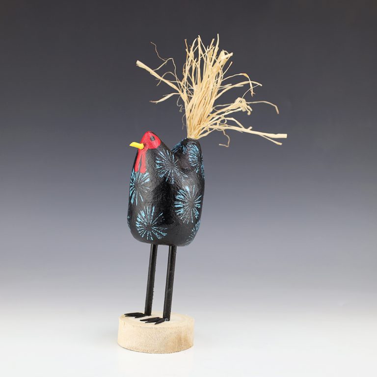 NAVAJO FOLK ART CHICKEN BY EDITH & GUY JOHN | The Crow and The Cactus
