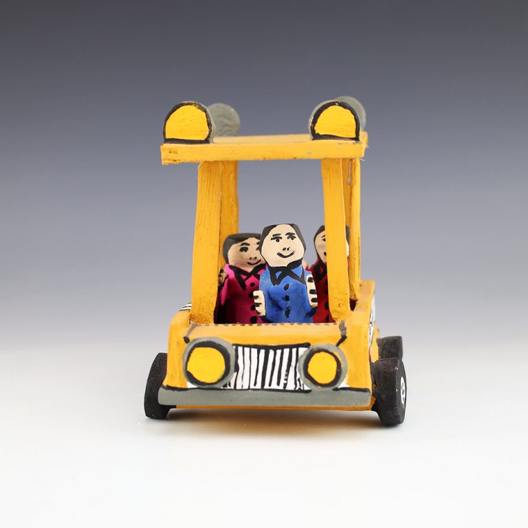 NATIVE AMERICAN NAVAJO SCHOOL BUS BY DELBERT BUCK | The Crow and The Cactus