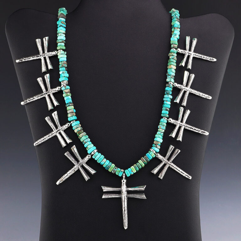 DRAGONFLY TURQUOISE NECKLACE BY GARY CUSTER NAVAJO | The Crow and The ...