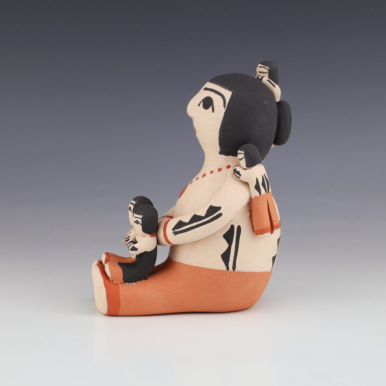 NATIVE AMERICAN KEWA POTTERY STORYTELLER BY ANGEL & RALPH BAILON | The ...