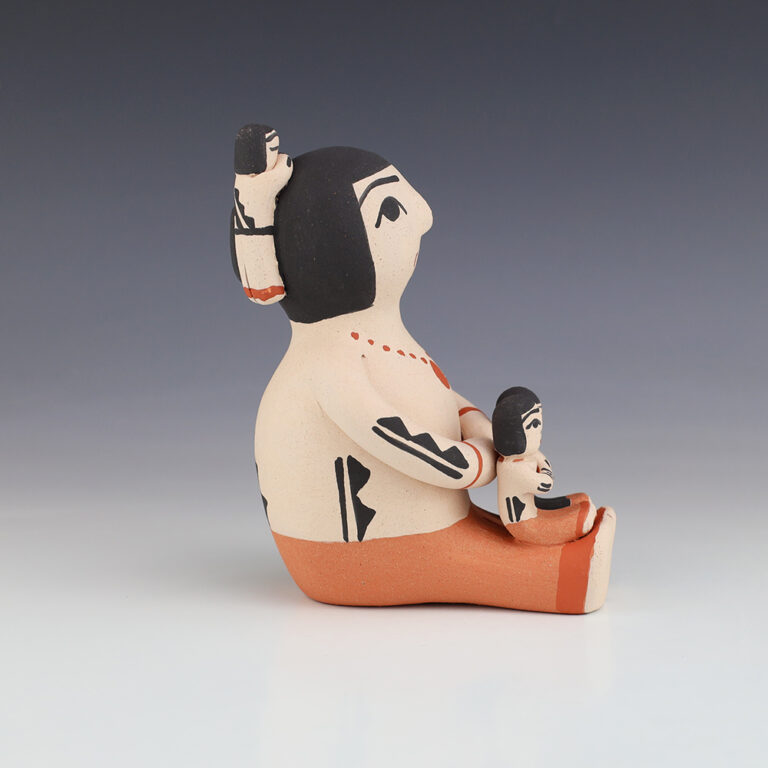 NATIVE AMERICAN KEWA POTTERY STORYTELLER BY ANGEL & RALPH BAILON | The ...
