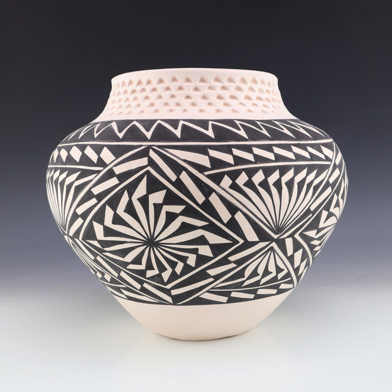 ACOMA POTTERY OLLA BY BEVERLY GARCIA | The Crow and The Cactus