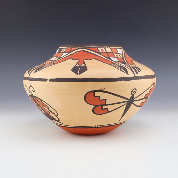 NATIVE AMERICAN ZUNI POTTERY OLLA BY KALLEN QUETAWKI | The Crow and The ...