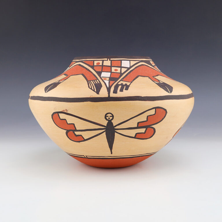 NATIVE AMERICAN ZUNI POTTERY OLLA BY KALLEN QUETAWKI | The Crow and The ...