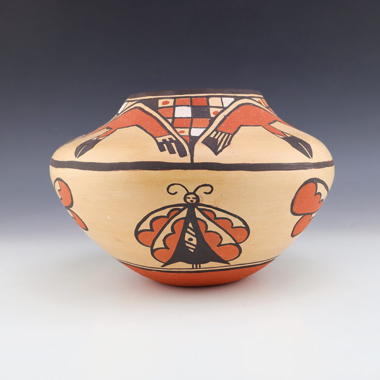 NATIVE AMERICAN ZUNI POTTERY OLLA BY KALLEN QUETAWKI | The Crow and The ...