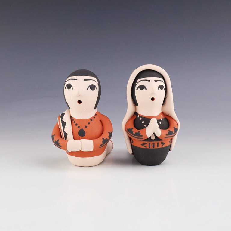 KEWA SANTO DOMINGO POTTERY NATIVITY BY ANGEL & RALPH BAILON | The Crow ...