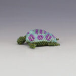 NATIVE AMERICAN ZUNI BEADED SEA TURTLE BY FARLAN QUETAWKI | The Crow and The Cactus