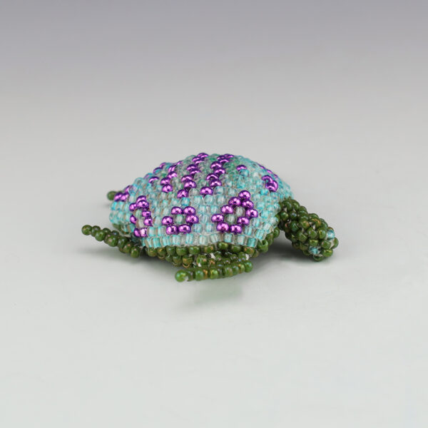 NATIVE AMERICAN ZUNI BEADED SEA TURTLE BY FARLAN QUETAWKI | The Crow ...