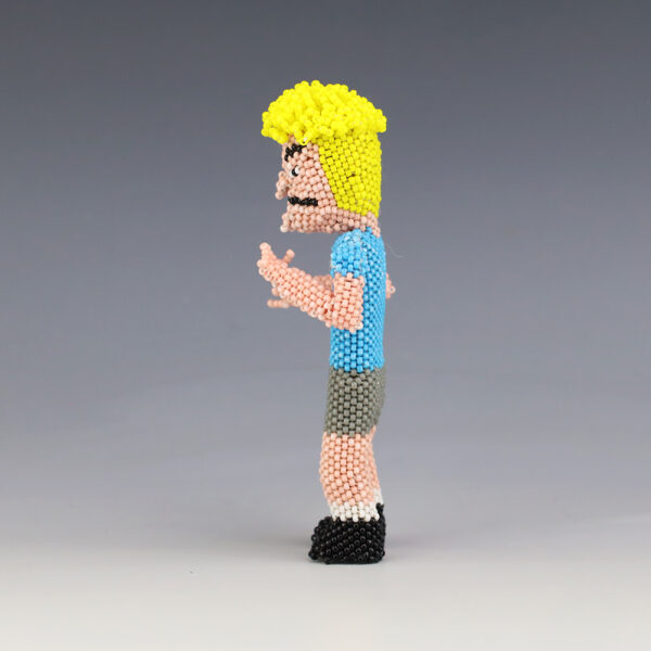 NATIVE AMERICAN ZUNI BEADED BEAVIS BY FARLAN QUETAWKI | The Crow and ...