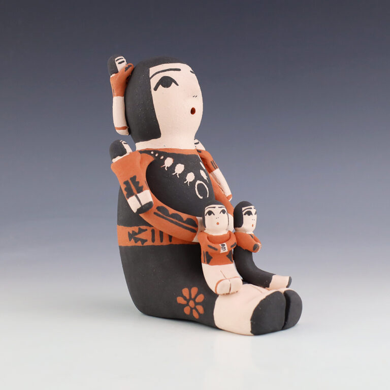 KEWA POTTERY STORYTELLER BY ANGEL & RALPH BAILON | The Crow and The Cactus
