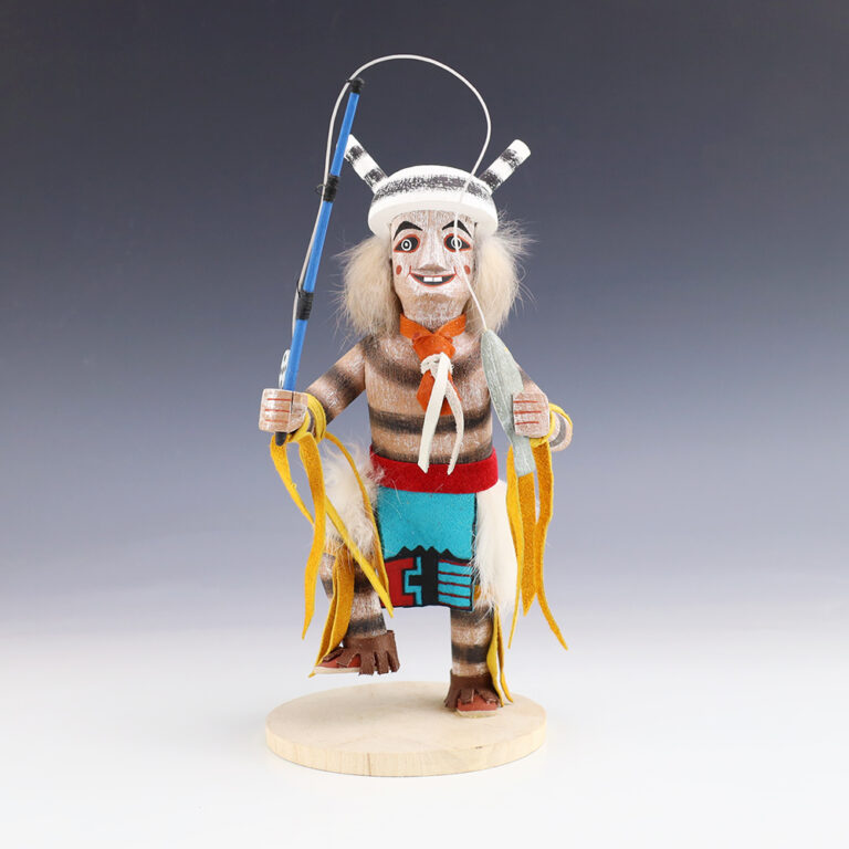 NATIVE AMERICAN NAVAJO CLOWN KACHINA BY DORADEEN FRANK | The Crow and ...