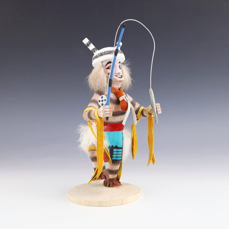NATIVE AMERICAN NAVAJO CLOWN KACHINA BY DORADEEN FRANK | The Crow and ...