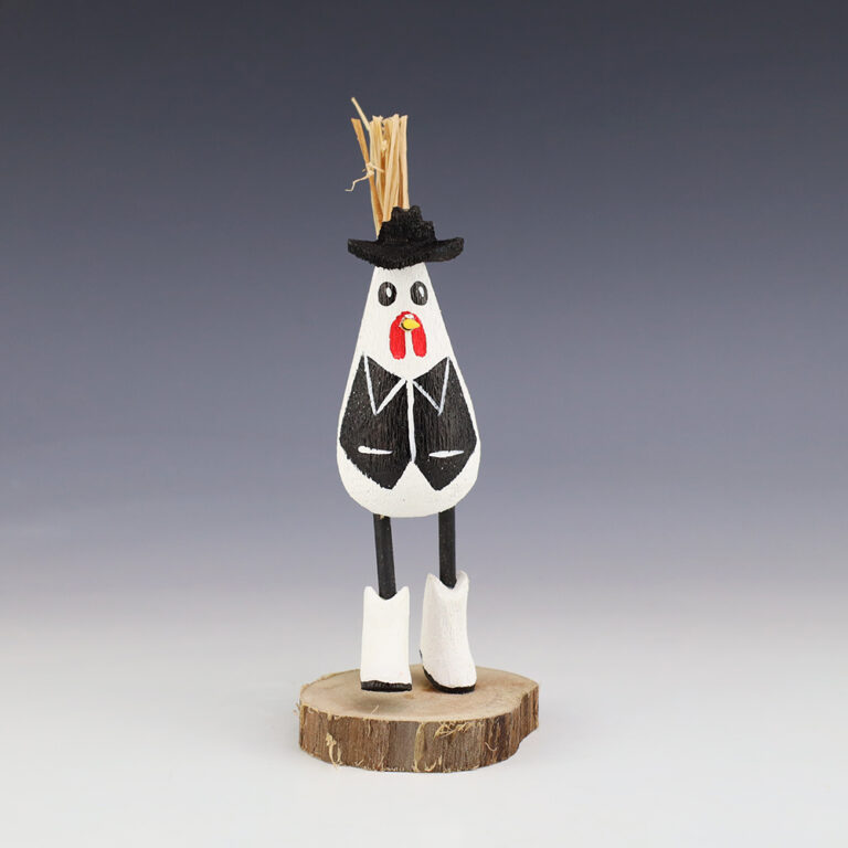 NATIVE AMERICAN NAVAJO FOLK ART COWBOY CHICKEN BY CHANDLER BEGAYE | The ...