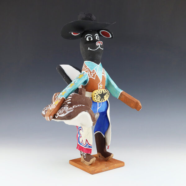 NATIVE AMERICAN NAVAJO FOLK ART COWBOY SKUNK BY DELBERT BUCK | The Crow ...