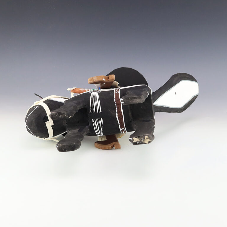 NAVAJO FOLK ART COWBOY RIDING A SKUNK BY DELBERT BUCK | The Crow and ...