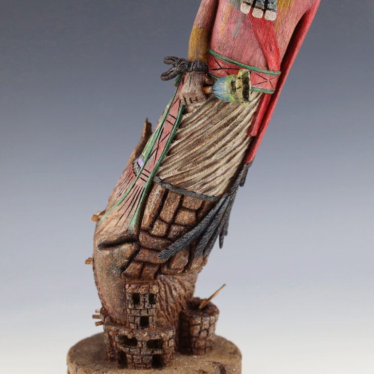 HOPI RED TAIL HAWK KACHINA BY LOGAN HONANIE | The Crow and The Cactus