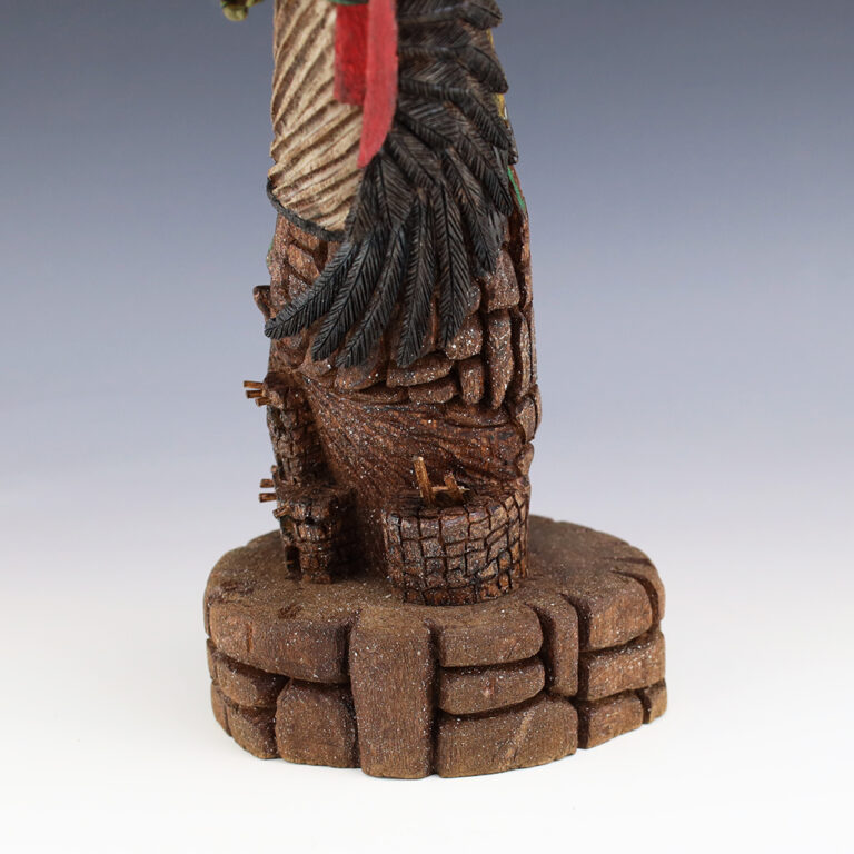 HOPI RED TAIL HAWK KACHINA BY LOGAN HONANIE | The Crow and The Cactus