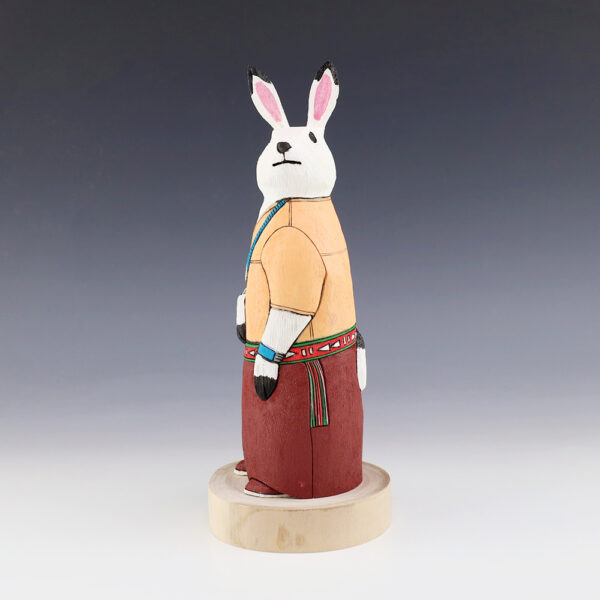 FOLK ART RABBIT BY ORLEEN & RAY LANSING NAVAJO | The Crow and The Cactus