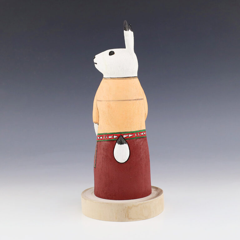 FOLK ART RABBIT BY ORLEEN & RAY LANSING NAVAJO | The Crow and The Cactus