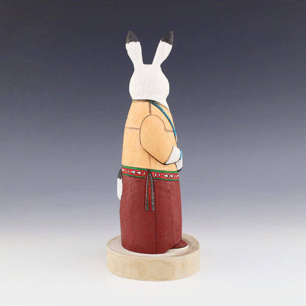 FOLK ART RABBIT BY ORLEEN & RAY LANSING NAVAJO | The Crow and The Cactus