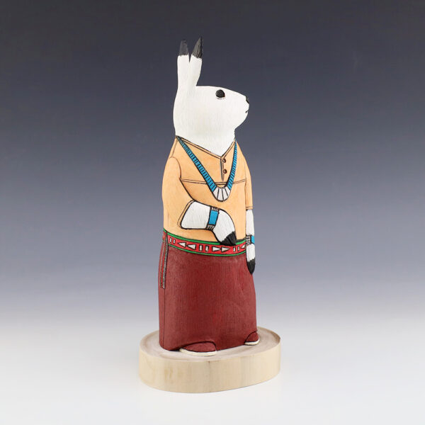 FOLK ART RABBIT BY ORLEEN & RAY LANSING NAVAJO | The Crow and The Cactus