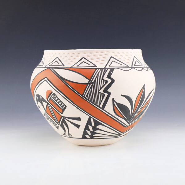 NATIVE AMERICAN ACOMA POTTERY OLLA BY BEVERLY GARCIA | The Crow and The ...