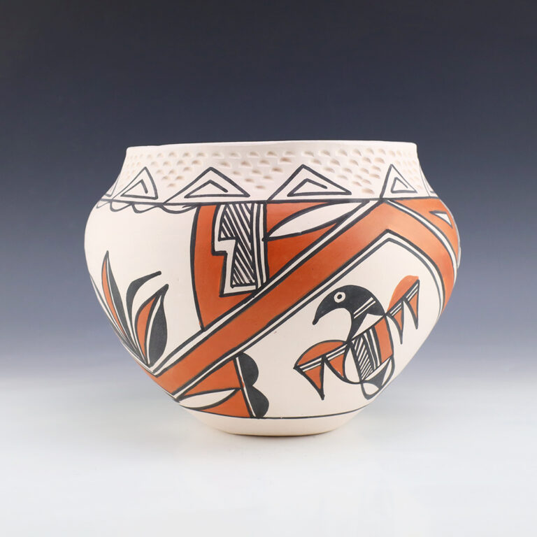 NATIVE AMERICAN ACOMA POTTERY OLLA BY BEVERLY GARCIA | The Crow and The ...