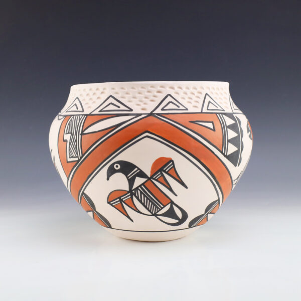 NATIVE AMERICAN ACOMA POTTERY OLLA BY BEVERLY GARCIA | The Crow and The ...