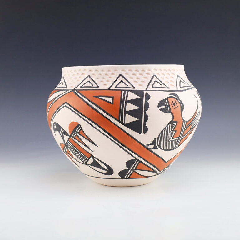 NATIVE AMERICAN ACOMA POTTERY OLLA BY BEVERLY GARCIA | The Crow and The ...