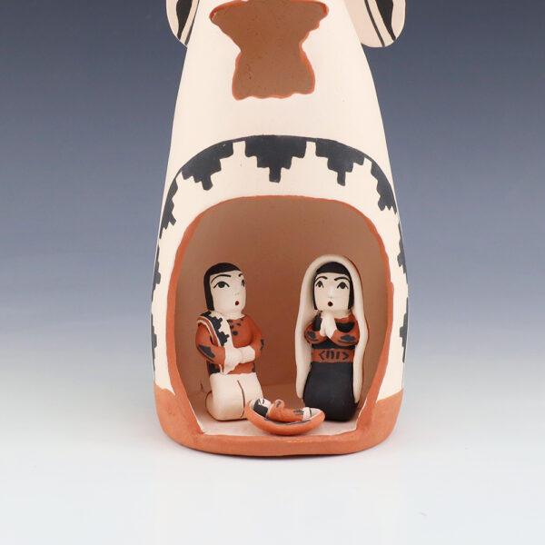 NATIVE AMERICAN KEWA POTTERY ANGEL & NATIVITY BY ANGEL & RALPH BAILON ...