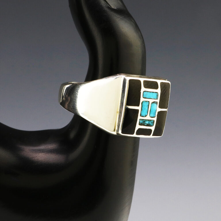 JET & TURQUOISE BY NANCY & SHELDON WESTIKA ZUNI | The Crow and The Cactus