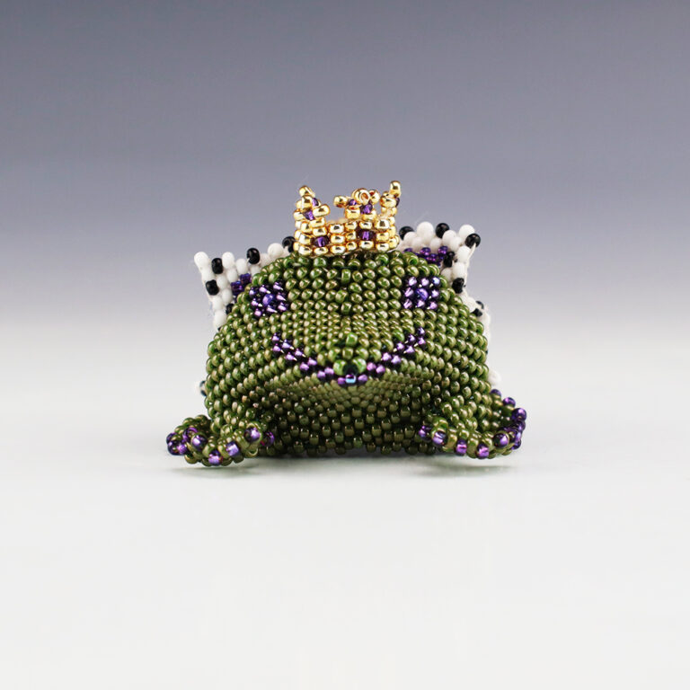 NATIVE AMERICAN ZUNI BEADED FROG PRINCE BY FARLAN QUETAWKI | The Crow ...