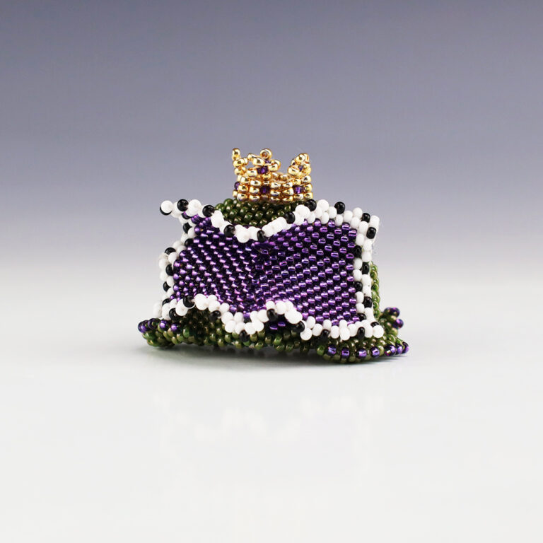 NATIVE AMERICAN ZUNI BEADED FROG PRINCE BY FARLAN QUETAWKI | The Crow ...