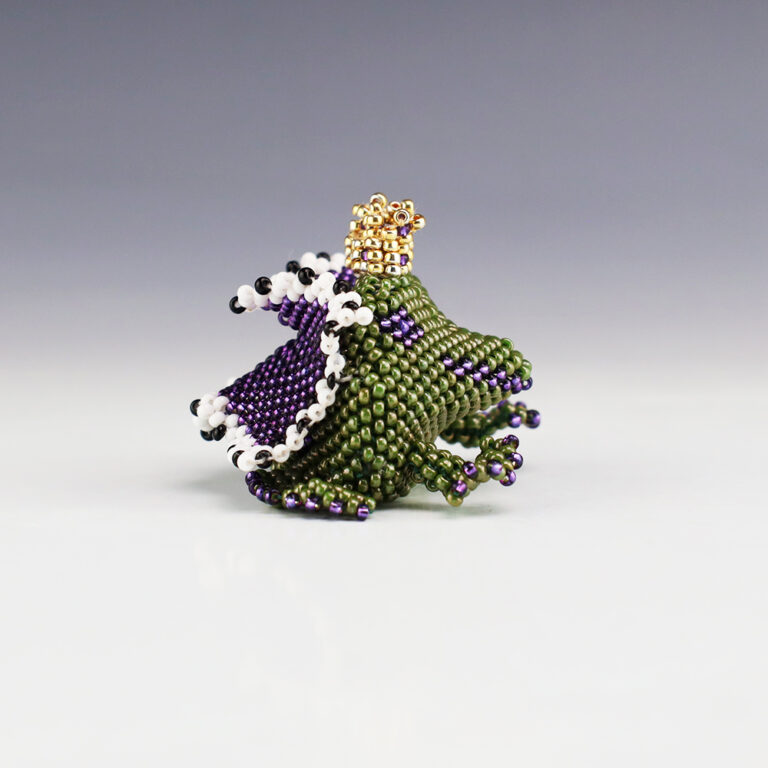 NATIVE AMERICAN ZUNI BEADED FROG PRINCE BY FARLAN QUETAWKI | The Crow ...