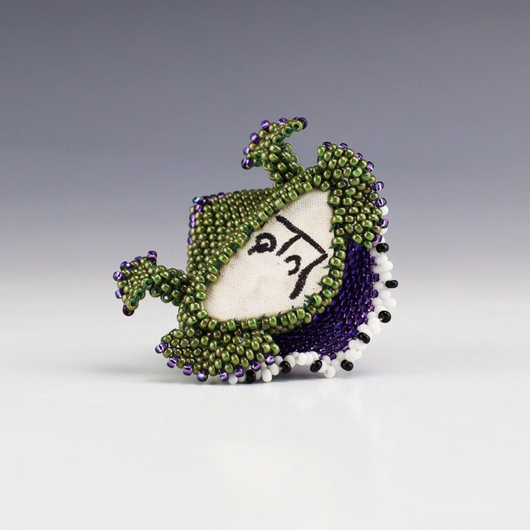 NATIVE AMERICAN ZUNI BEADED FROG PRINCE BY FARLAN QUETAWKI | The Crow ...