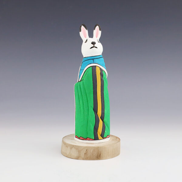 FOLK ART RABBIT BY ORLEEN & RAY LANSING NAVAJO | The Crow and The Cactus
