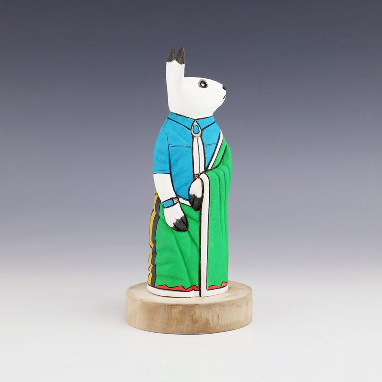 FOLK ART RABBIT BY ORLEEN & RAY LANSING NAVAJO | The Crow and The Cactus