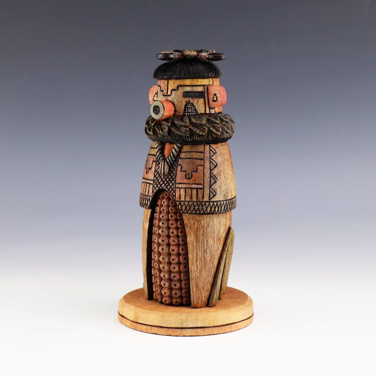 CORN DANCER KACHINA BY TYSON NEQUATEWA HOPI | The Crow and The Cactus