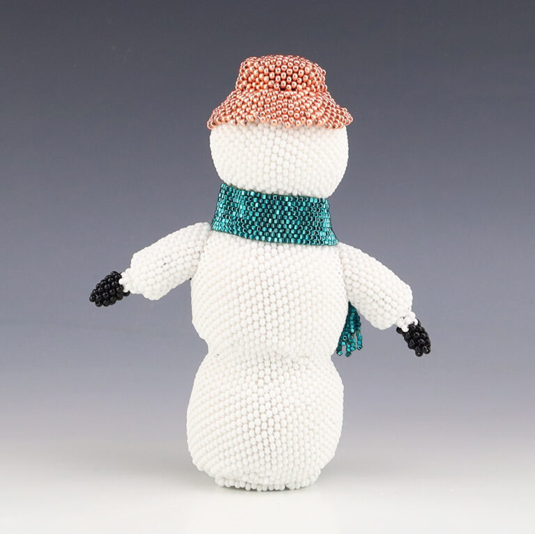 NATIVE AMERICAN ZUNI BEADED SNOWMAN BY ANDREA LAAHTY | The Crow and The ...
